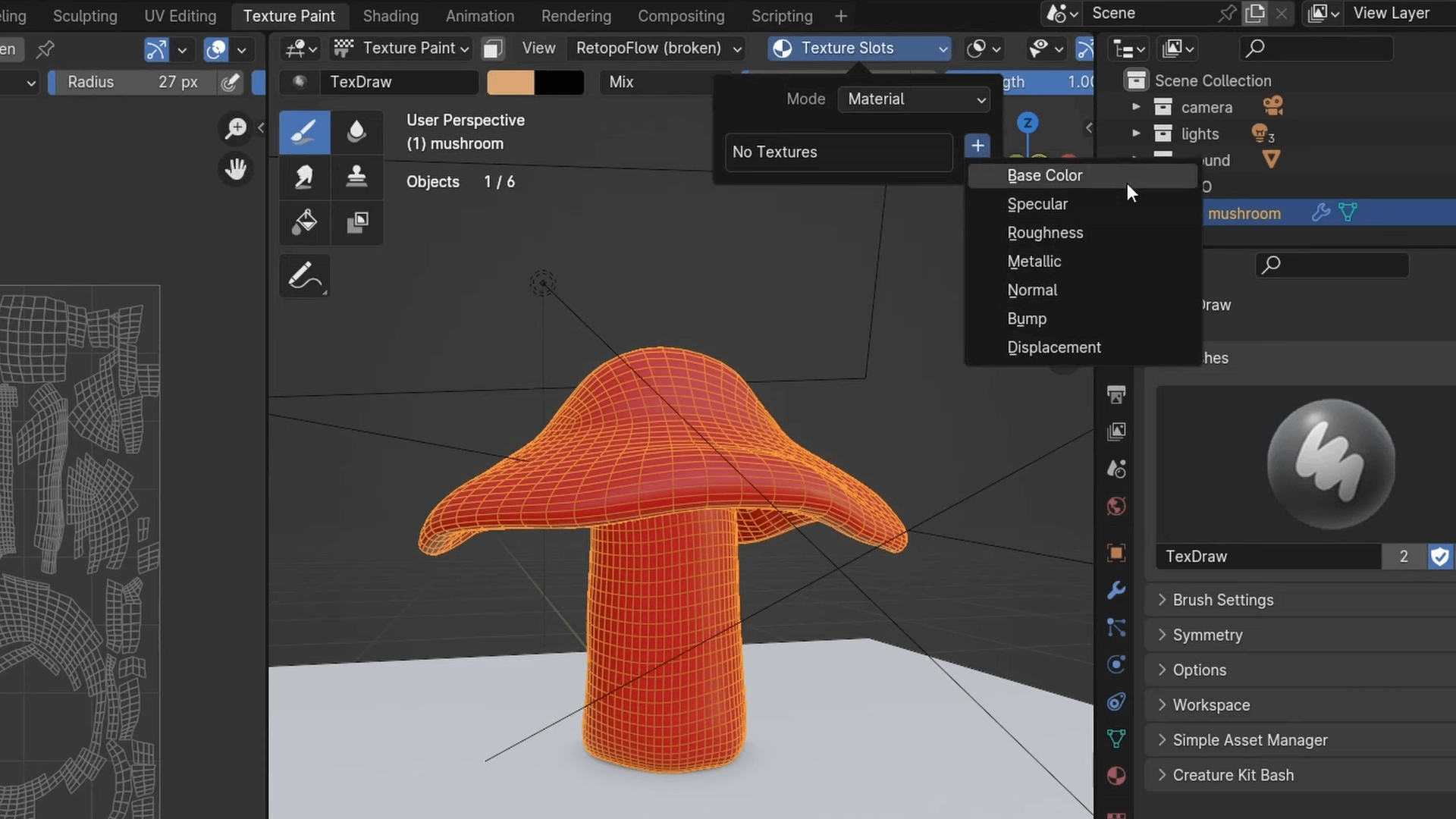 Texture Paint in Blender Without UVs | Step-by-Step Expert Guide